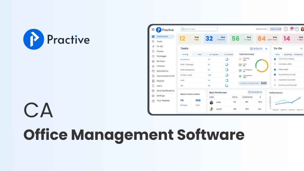 Practive - CA Office Management Software