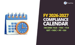 Tax Compliance Calendar FY 2026–27: Due Dates for ITR, GST, TDS, TCS ...